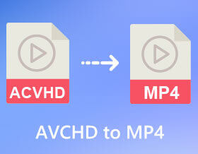 Métodos de trabajo 100% para convertir AVCHD a MP4 en PC/Mac