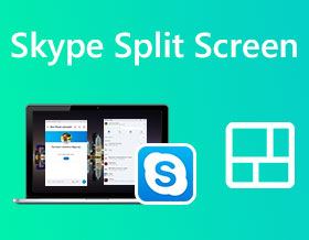 How to Use Skype Split Screen on Video Call to Open Message